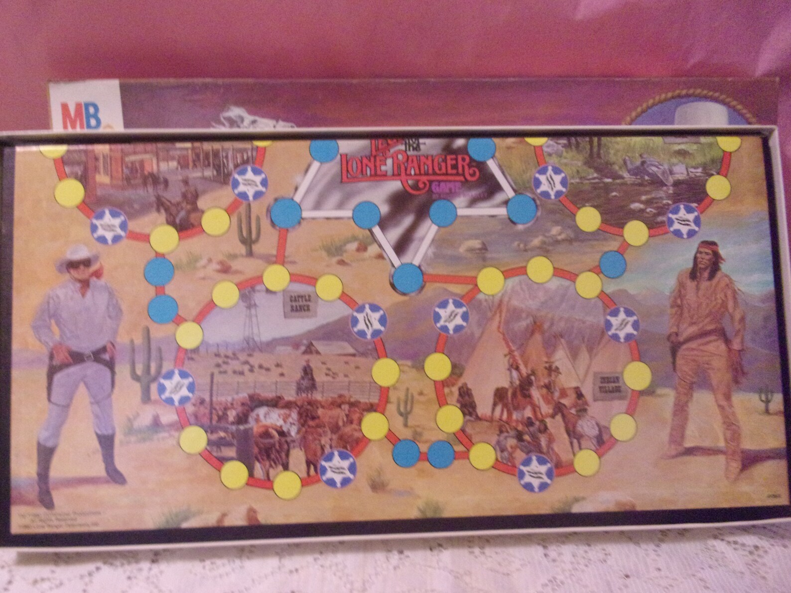 1980 the Legend of the Lone Ranger Board Game - Etsy