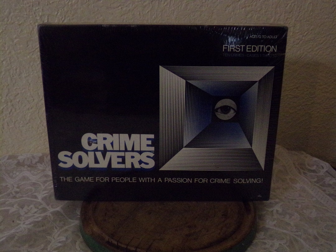 Vintage Sealed 1985 Crime Solvers 1st Edition - Etsy