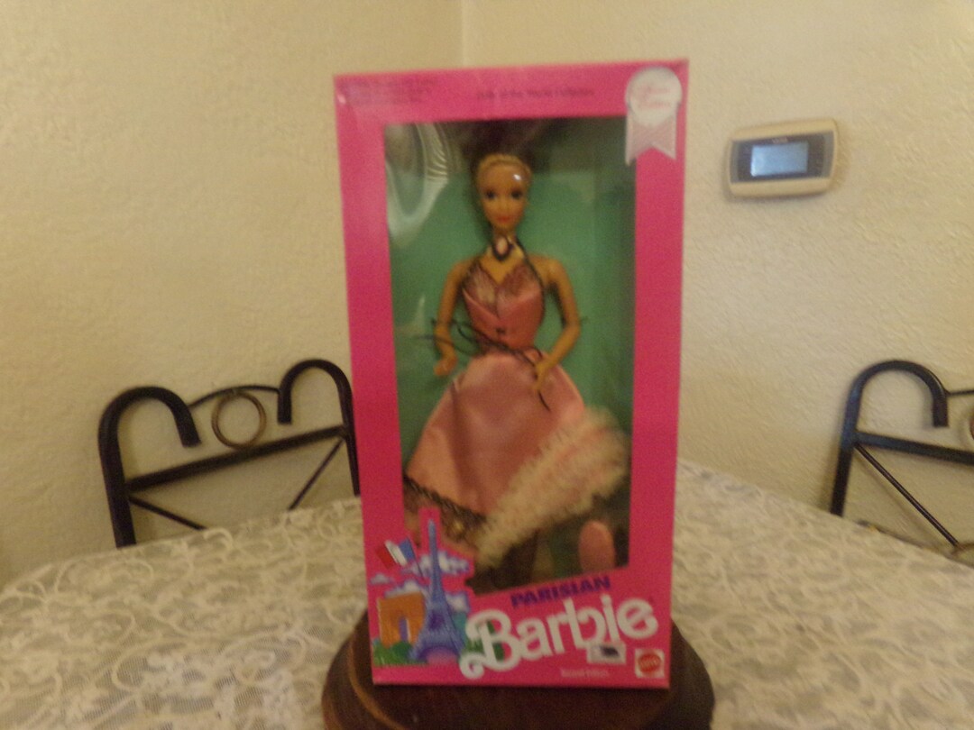 Vintage 1990 Mettel Parisian Barbie Doll MIB - Etsy
