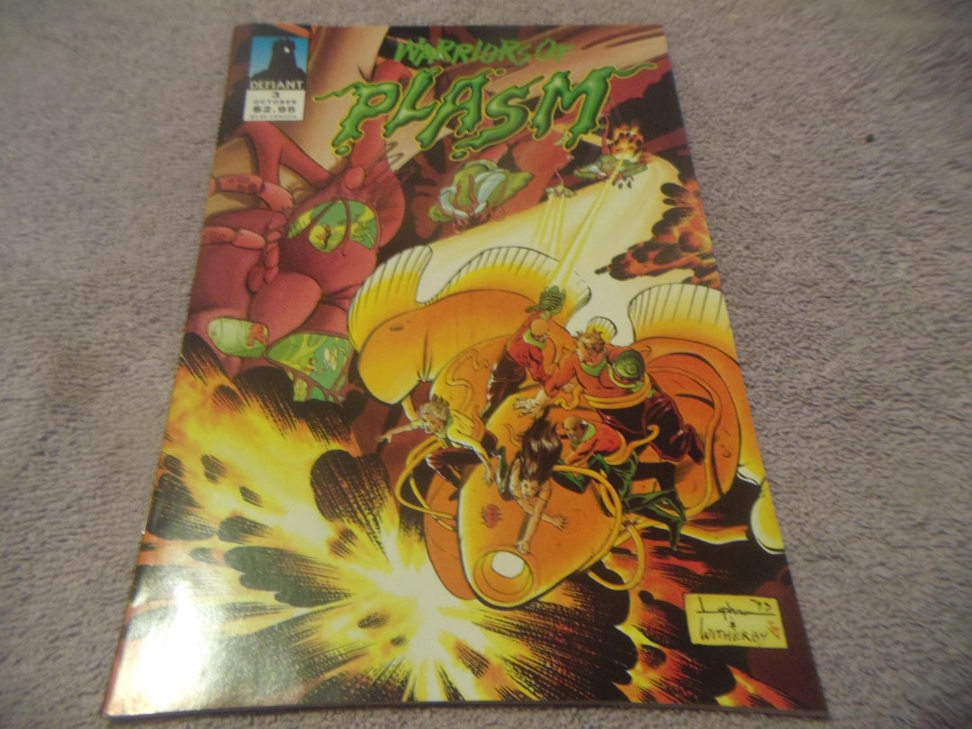 1993 Warriors of Plasm Defiant Comic Book #3 - Etsy
