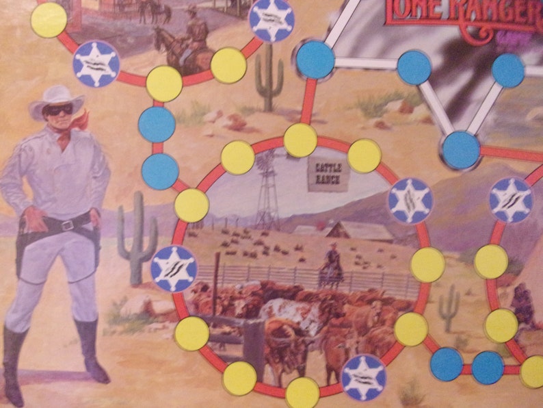1980 the Legend of the Lone Ranger Board Game - Etsy