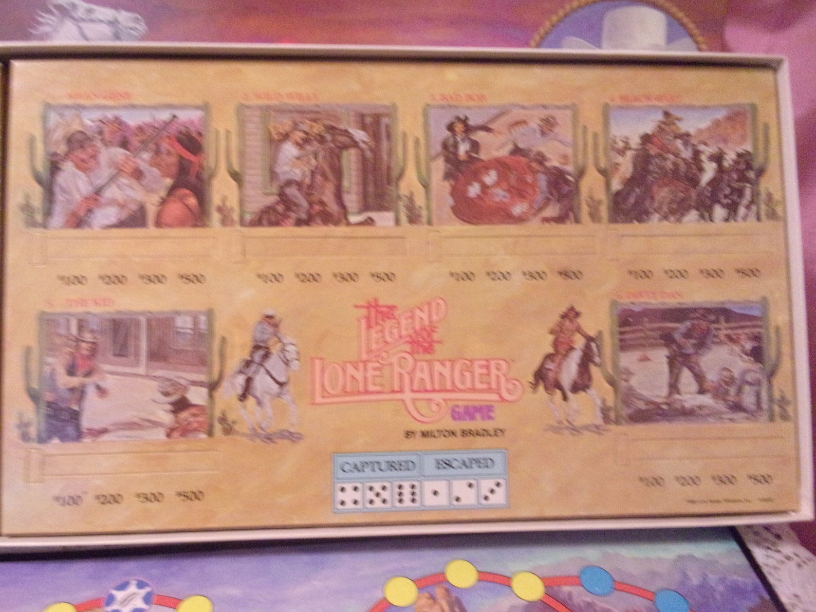 1980 the Legend of the Lone Ranger Board Game - Etsy