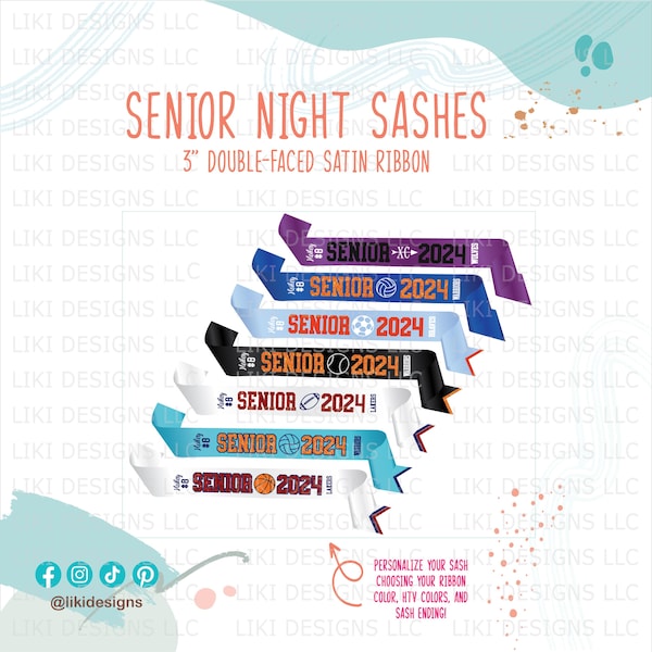 Sash Template - Etsy