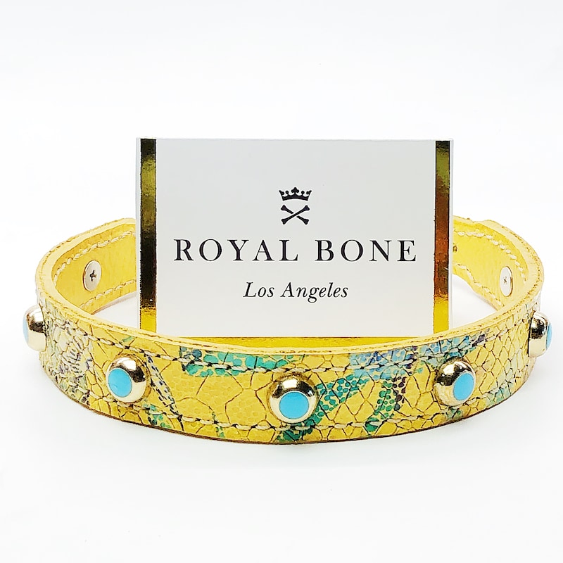 Pet Collar Blue Stone - Etsy UK