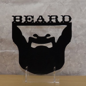 Hipster Cake Topper Mans Beard Cake Topper, Sign and Keepsake for Groom ...