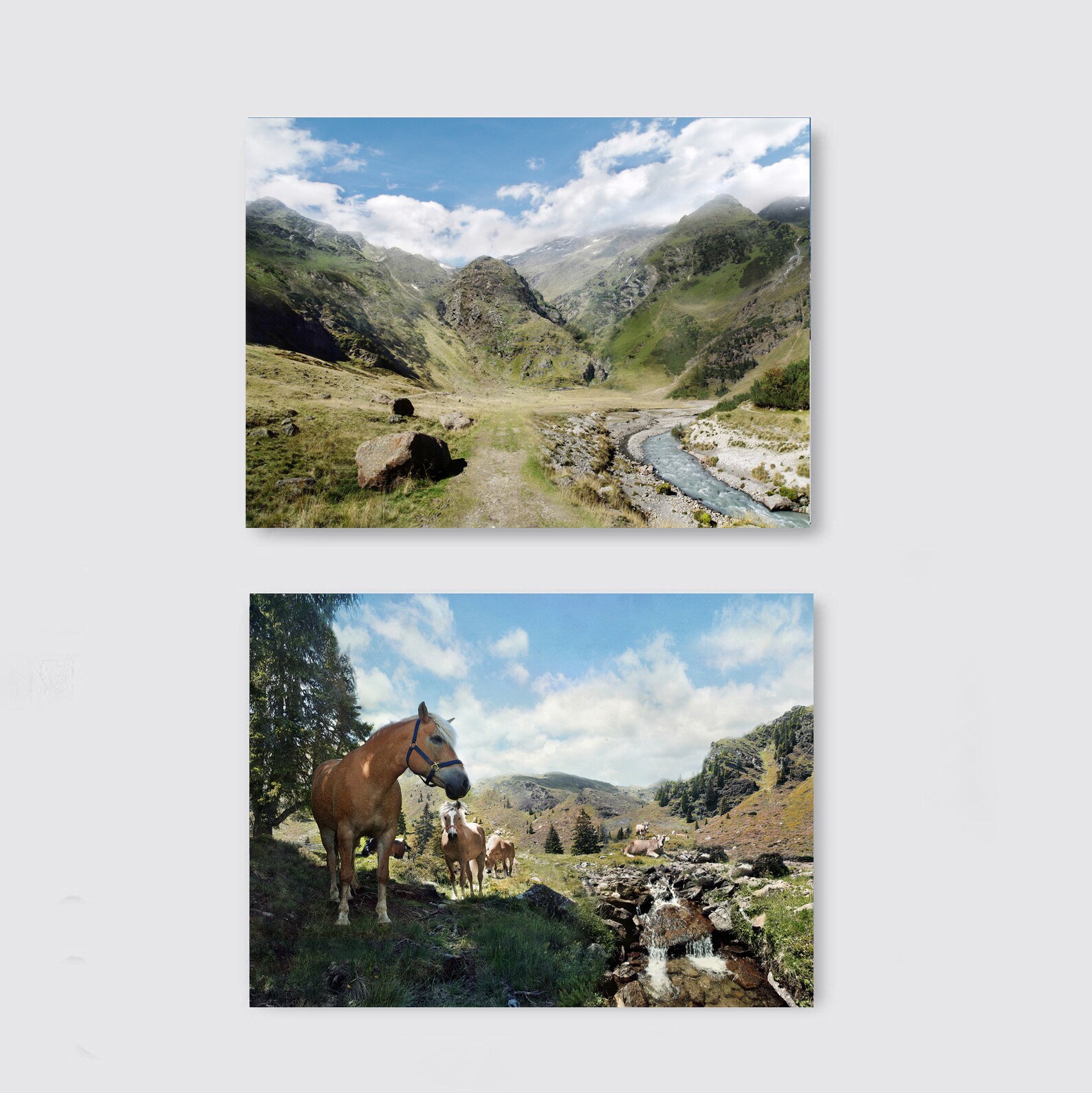 Alpine Postcards, Postcard Set, Alpine, Austria Alps, Art, Mountain ...