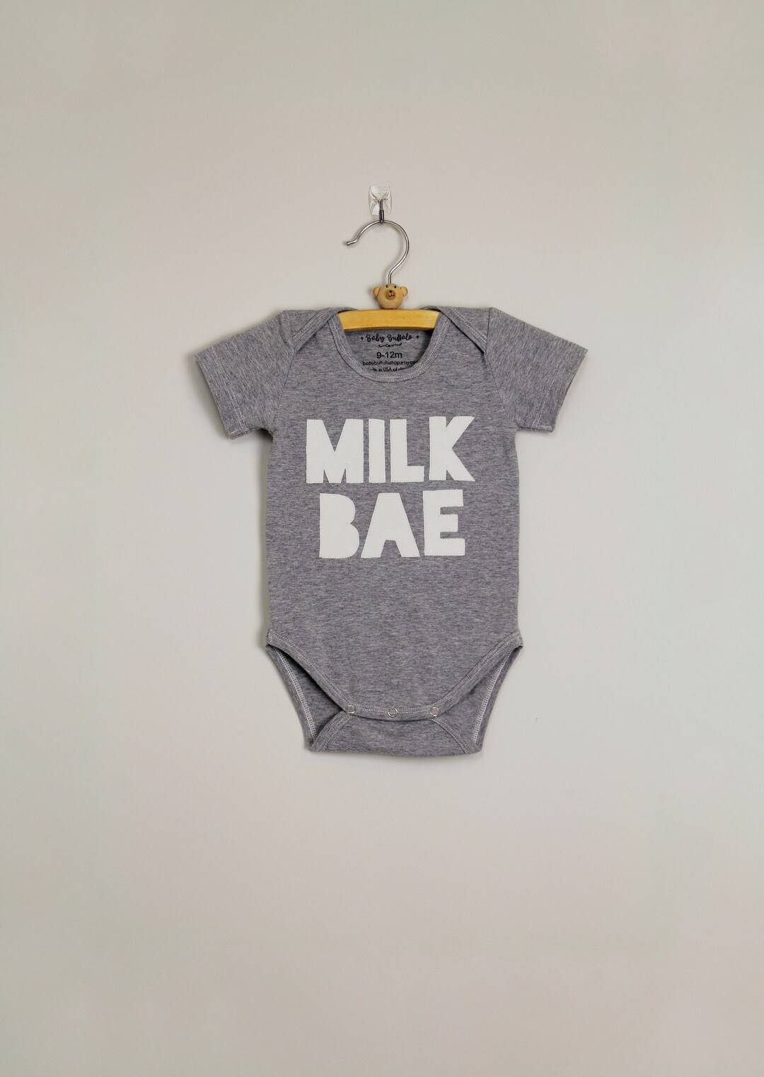 Milk Bae Onesie, Funny Baby Onesie, Applique Bodysuit, Breastfeeding ...