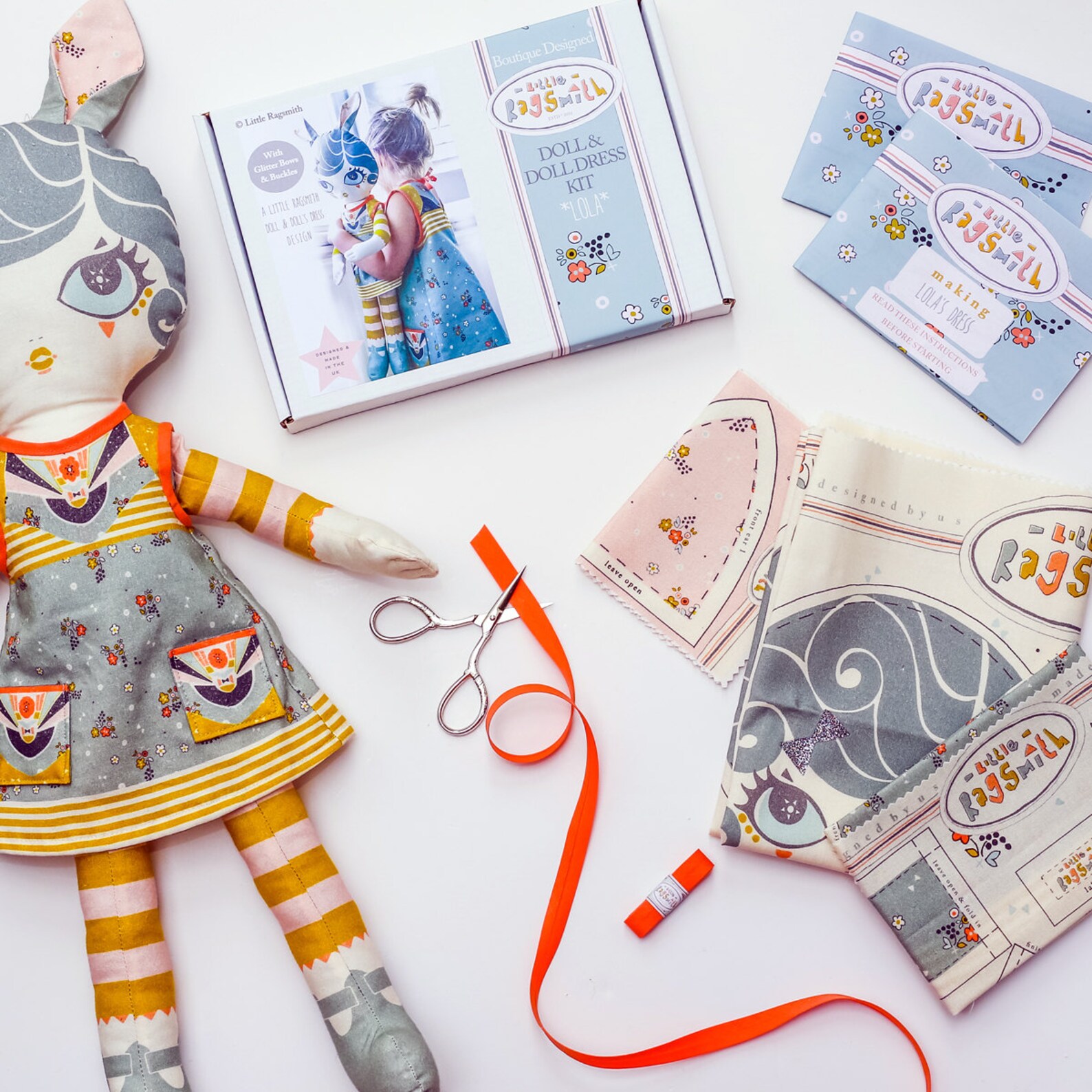 Rag Doll Luxury Sewing Kit - Etsy