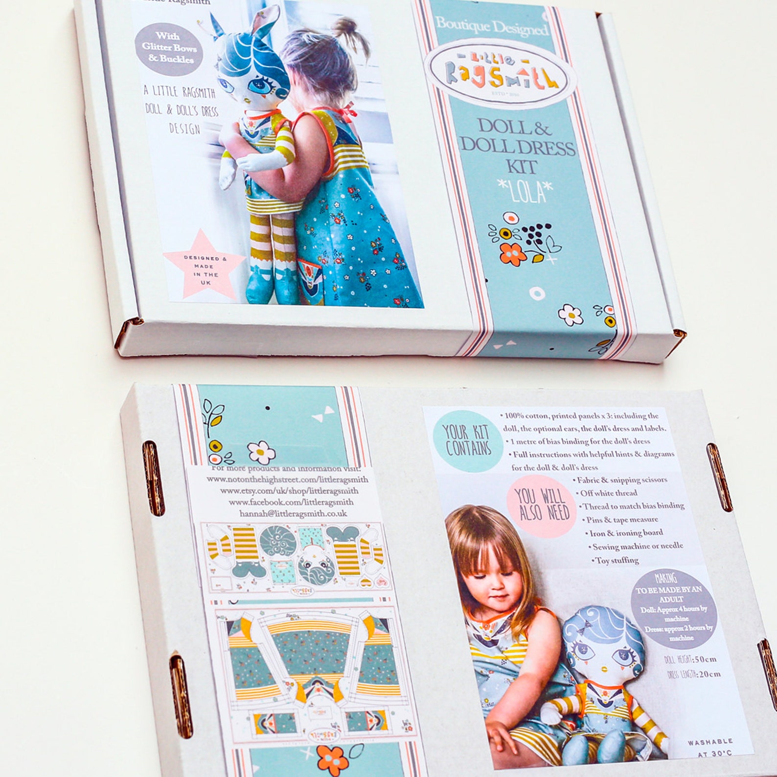 Rag Doll Luxury Sewing Kit - Etsy