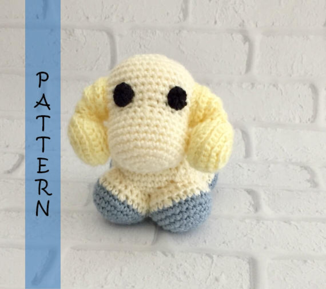 Ram Baby Rattle CROCHET PATTERN / Ram Amigurumi Pattern - Etsy