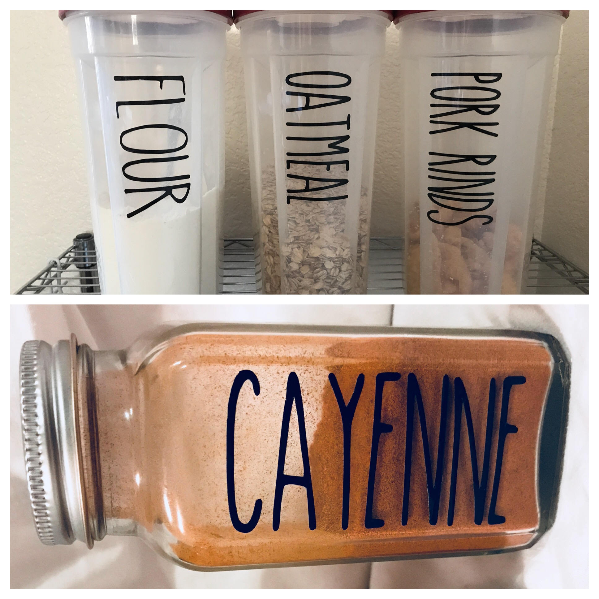 A Full Set of Rae Dunn Inspired Kitchen Labels - Etsy