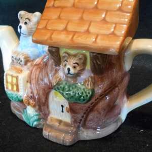 Tee Nee Two Little Bears in Boot Teapot - Etsy