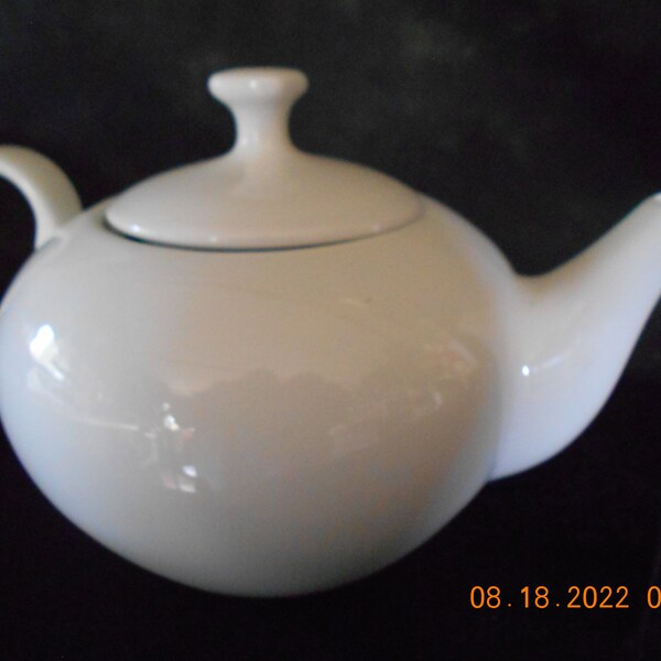 White Teapot - Etsy