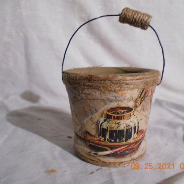 Wood Bucket - Etsy