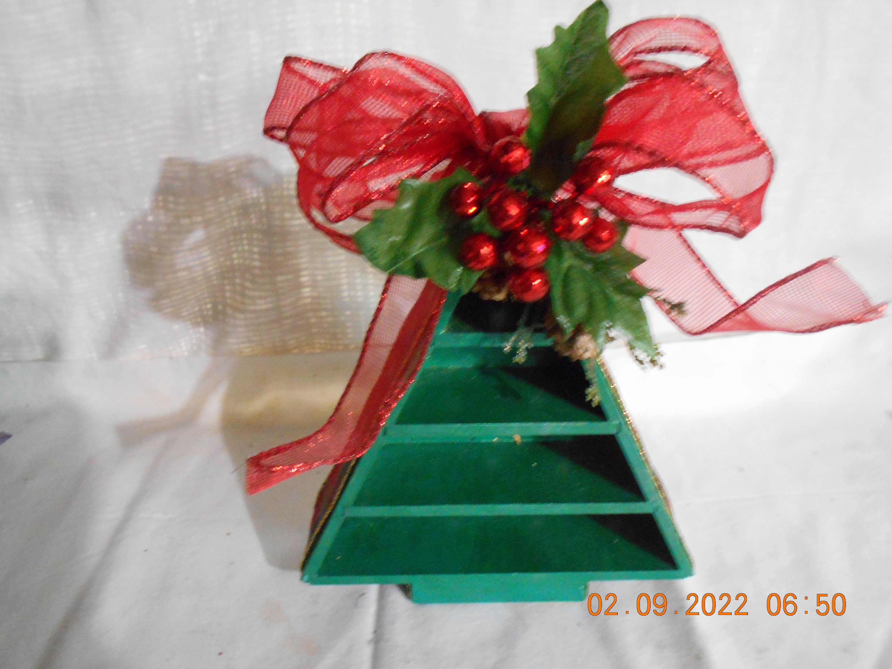 Upcycled Tree Shaped Wood Shadow Box | Etsy