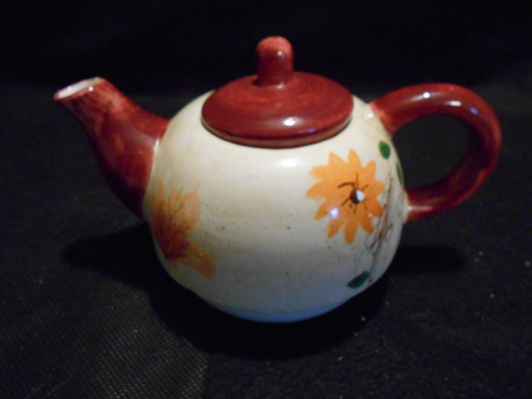 Teapot With Sunflower Design - Etsy