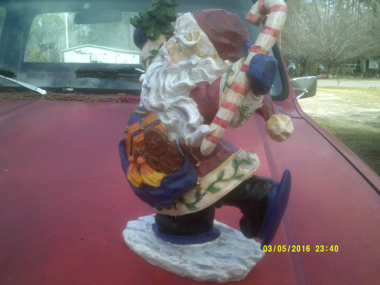 Ice Skating Santa Figurine | Etsy