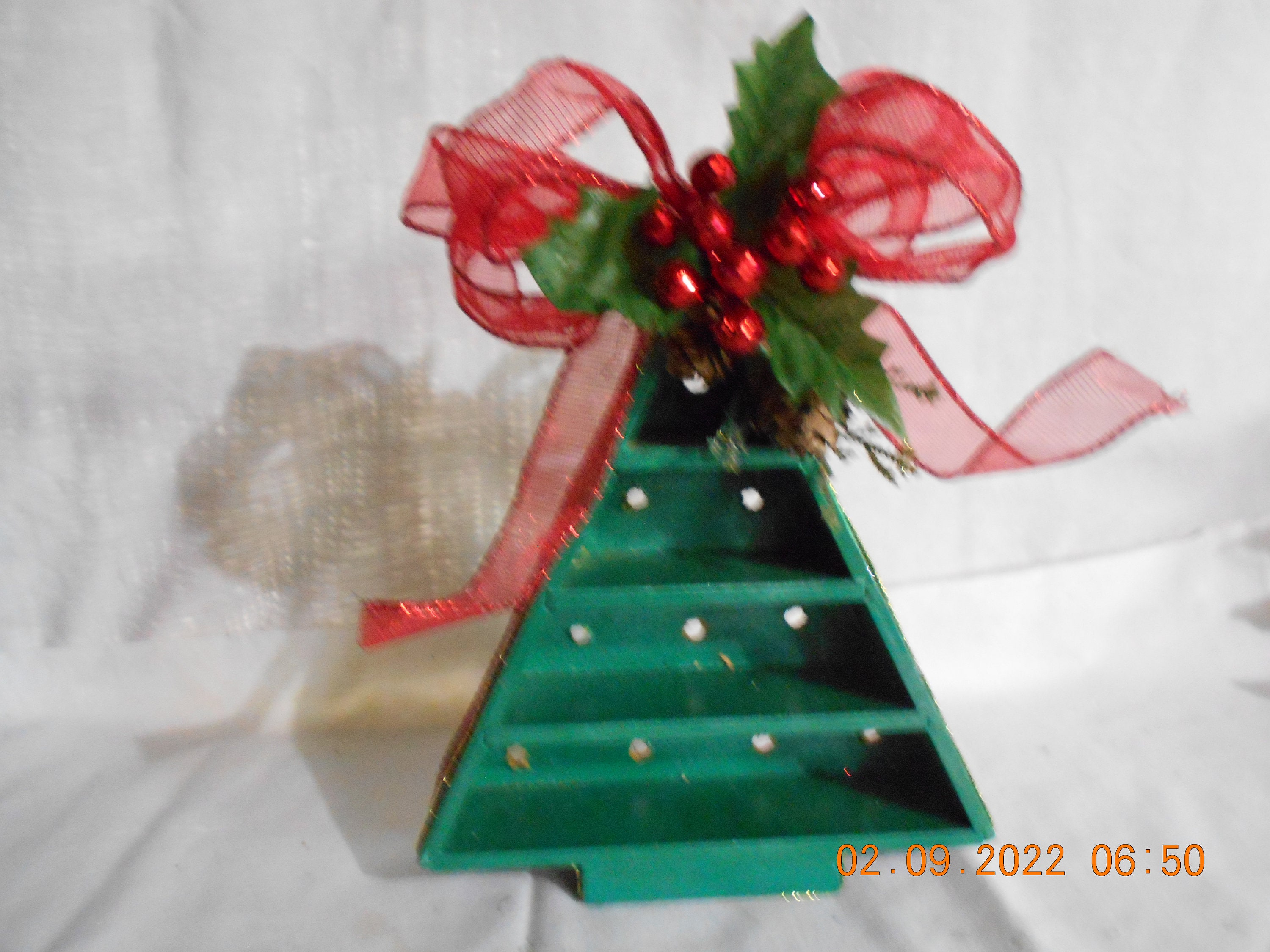 Upcycled Tree Shaped Wood Shadow Box | Etsy