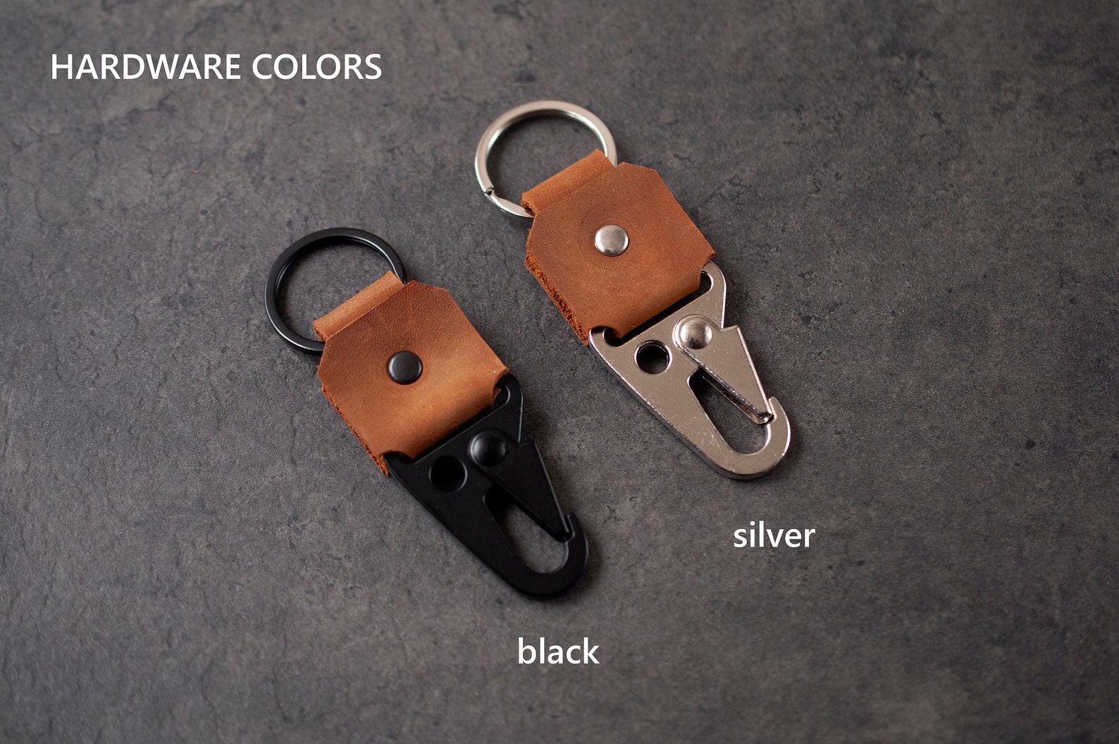 Carabiner Keychain Leather Key Holder , Sturdy Key Holder , Organizer ...