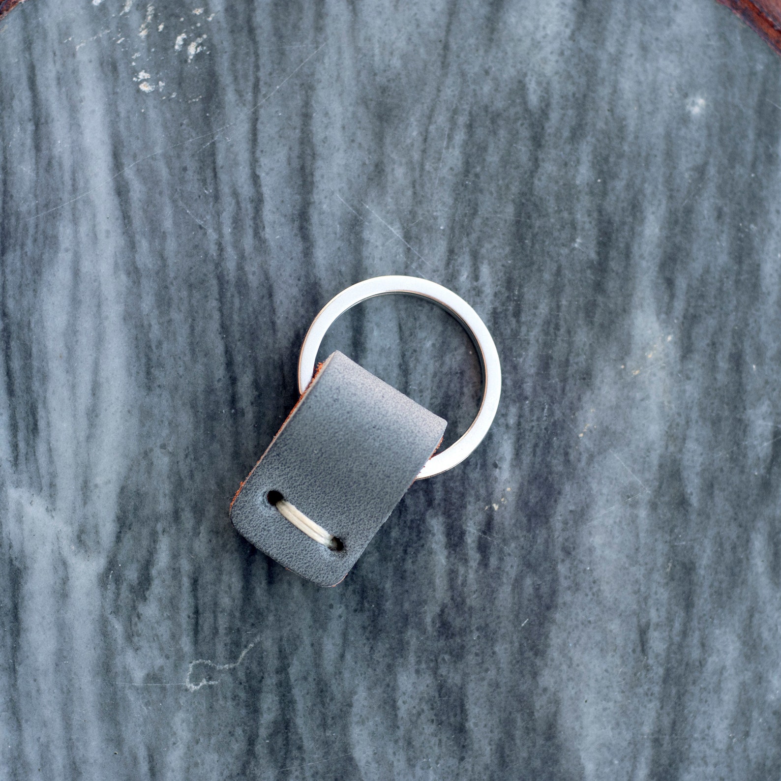 Tiny Personalized Leather Key Holders Small Minimalist Key - Etsy