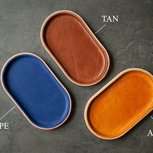 Molded Leather Catchall, Modern Colorful Valet Tray ,leather Jewelry ...