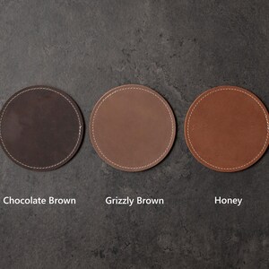 Custom Logo/artwork Leather Coaster , Bulk Order Laser Engraved Round ...