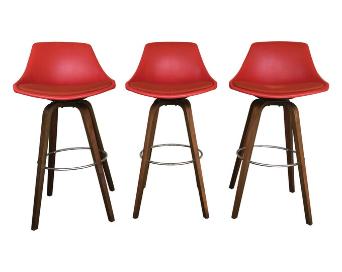 Mid Century Bar Stools by John Yellen for I.V. Chair Corp. - Etsy