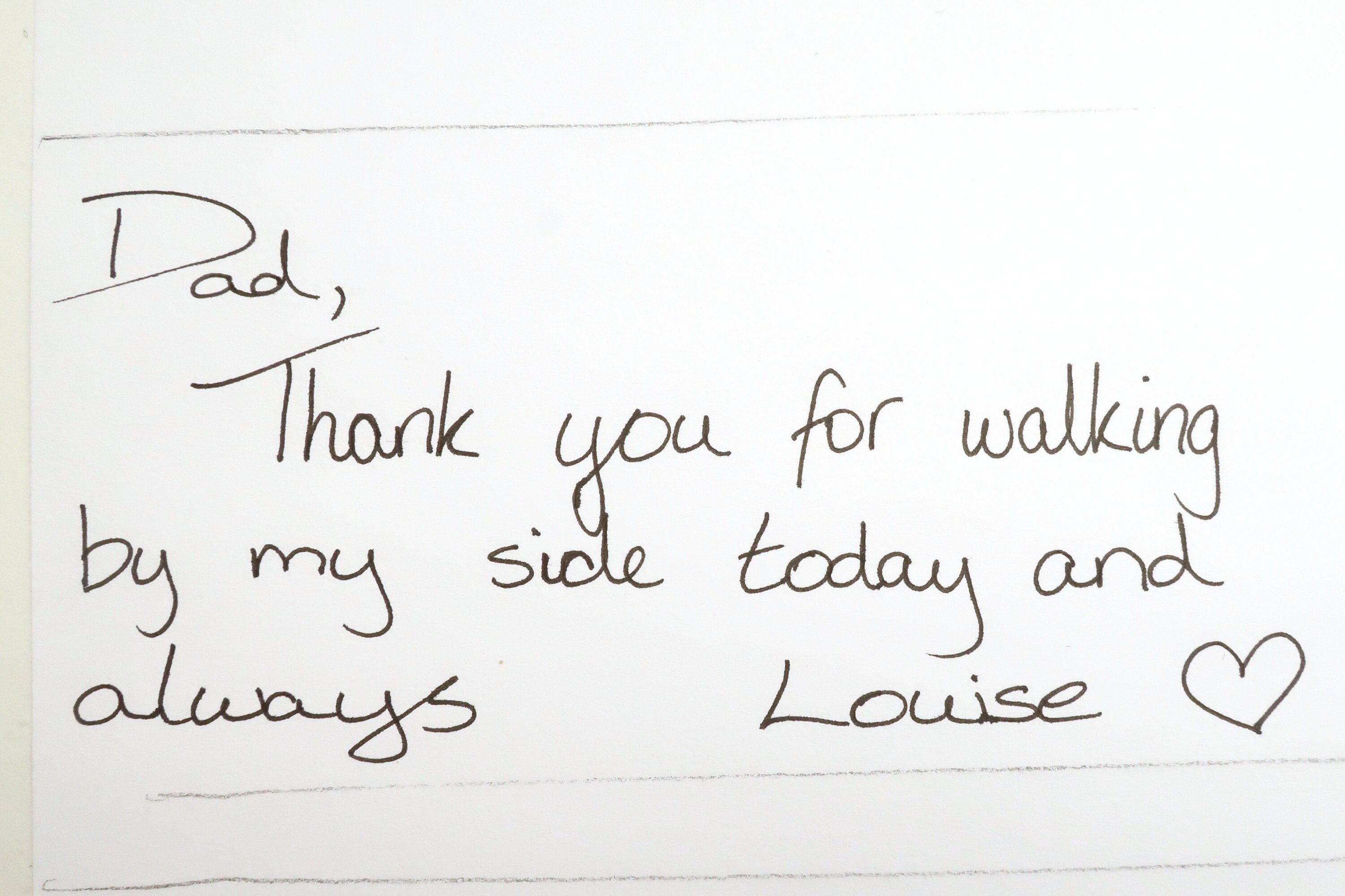 Father of the Bride Gift From Daughter. Your Handwritten Note - Etsy UK