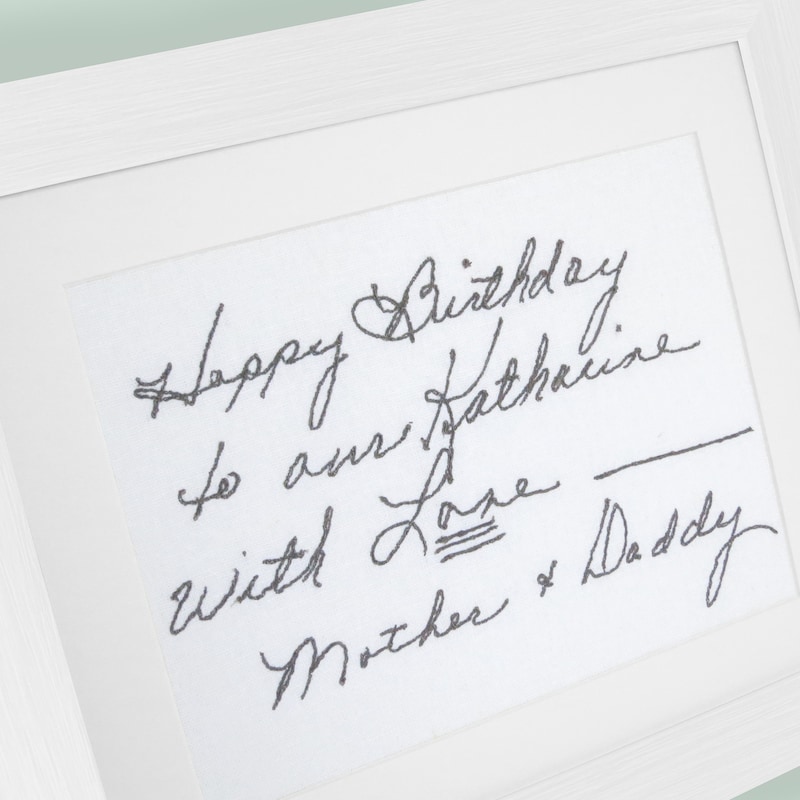 Handwriting Frame - Etsy UK