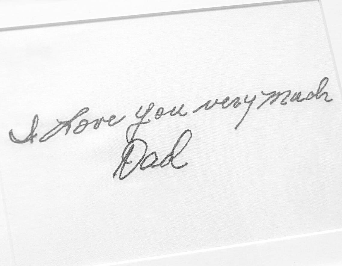 Remembering a Loved One Custom Handwriting Memorial Gift. Your ...