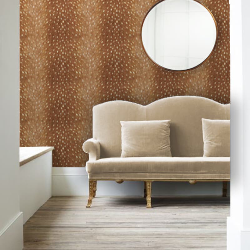 Fawn Print Fabric - Etsy