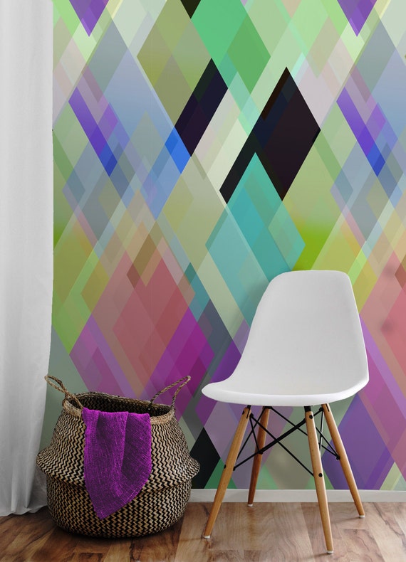 Sherwin Williams Wallpaper Patterns Geometric Pastel Peel & Stick