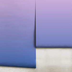 Fade to Pink Blue Ombre Removable Peel 'n Stick or Traditional ...
