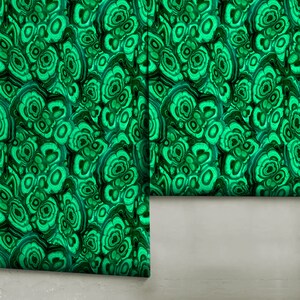 Malachite | Peel 'n Stick or Traditional Wallpaper | Custom Colors ...