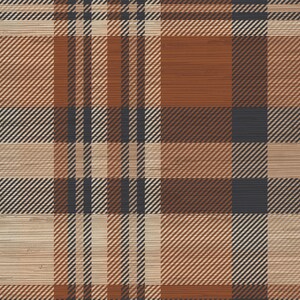 Autumn Plaid | Peel 'n Stick or Prepasted Wallpaper • Vinyl-free • Non ...