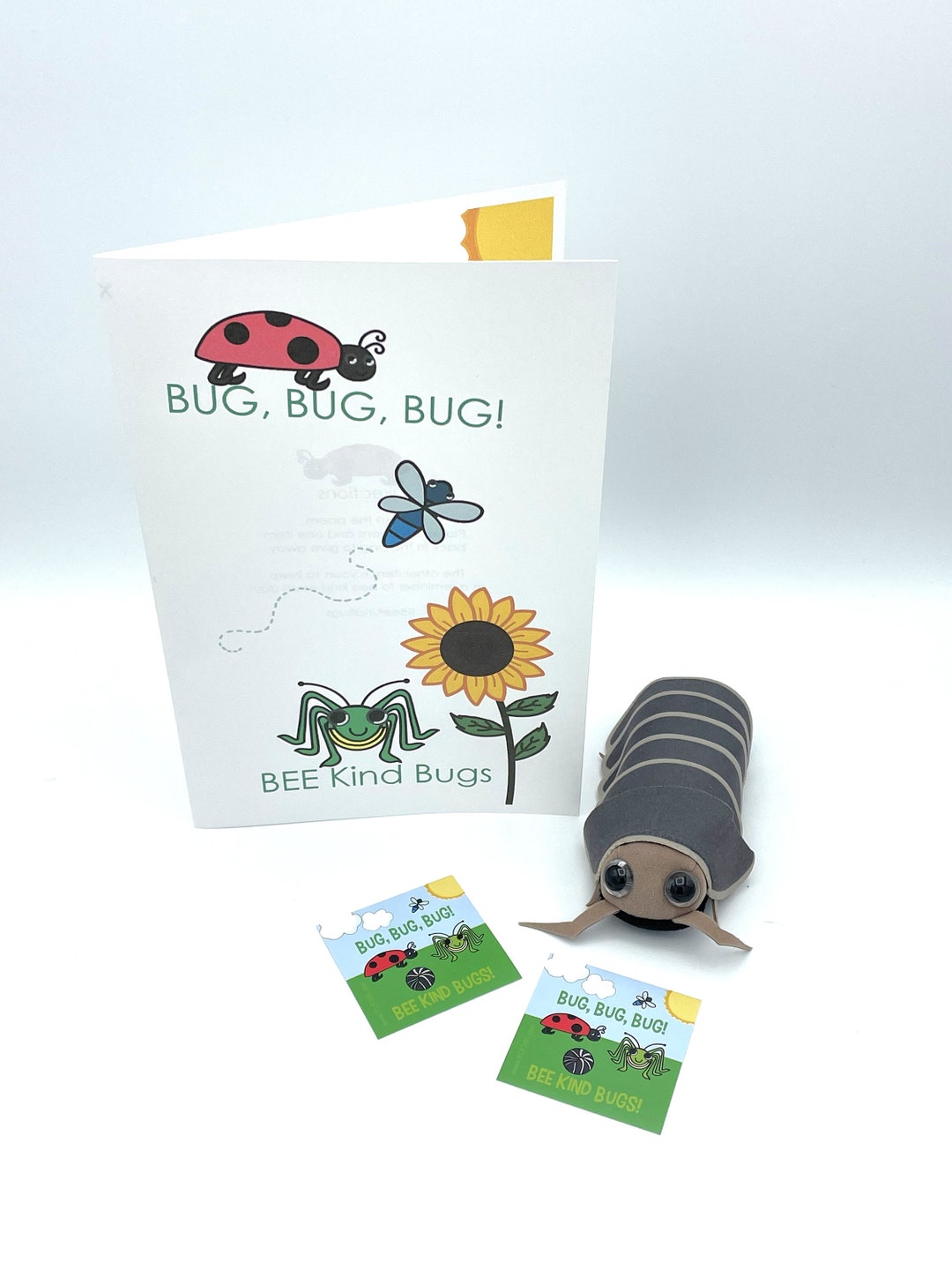 Be Kind Bugs Elfercise and Bug Plush or Puppet - Etsy