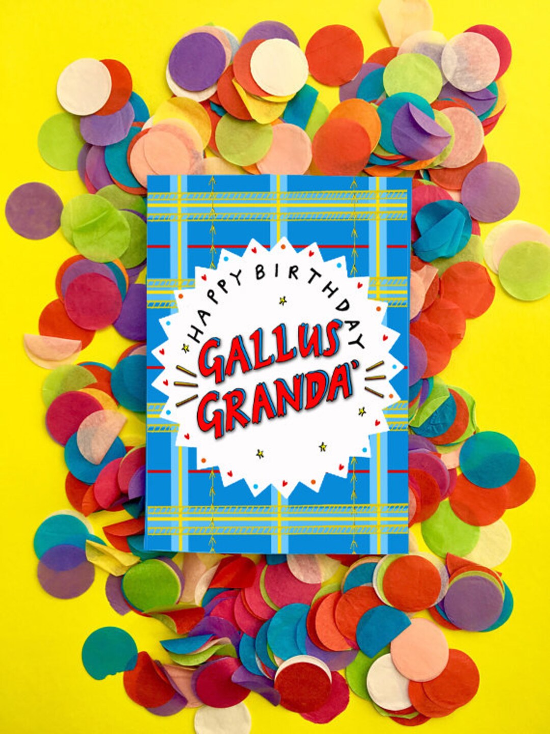 Happy Birthday GALLUS GRANDA'! Scottish Slang Greetings Card - Etsy