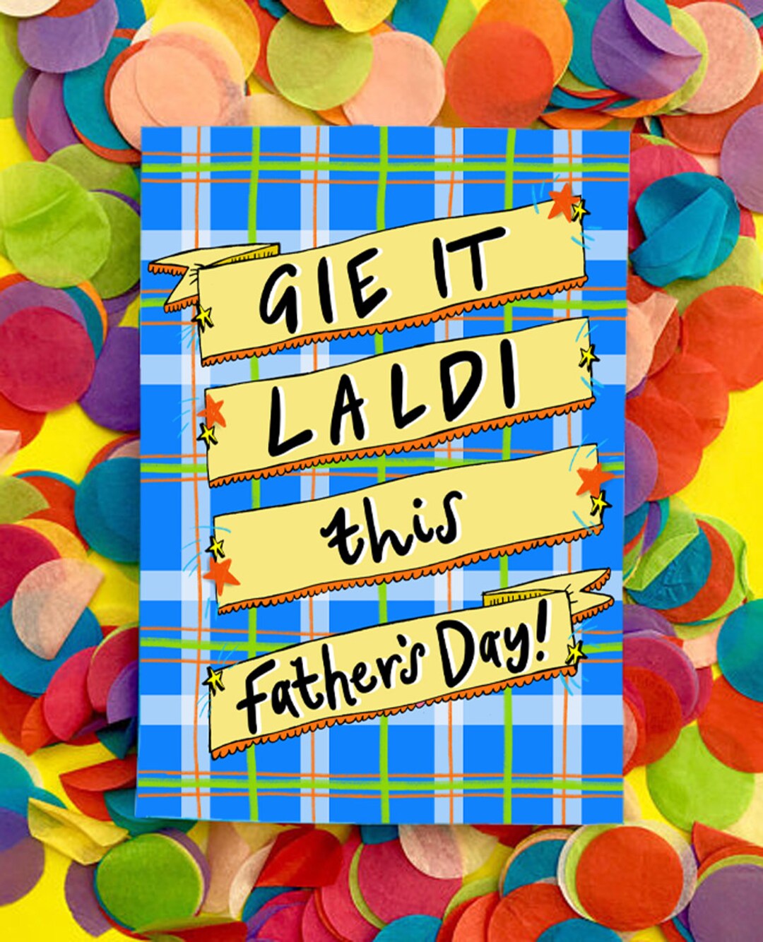 Gie It Laldi This Father's Day! Greetings Card - Etsy