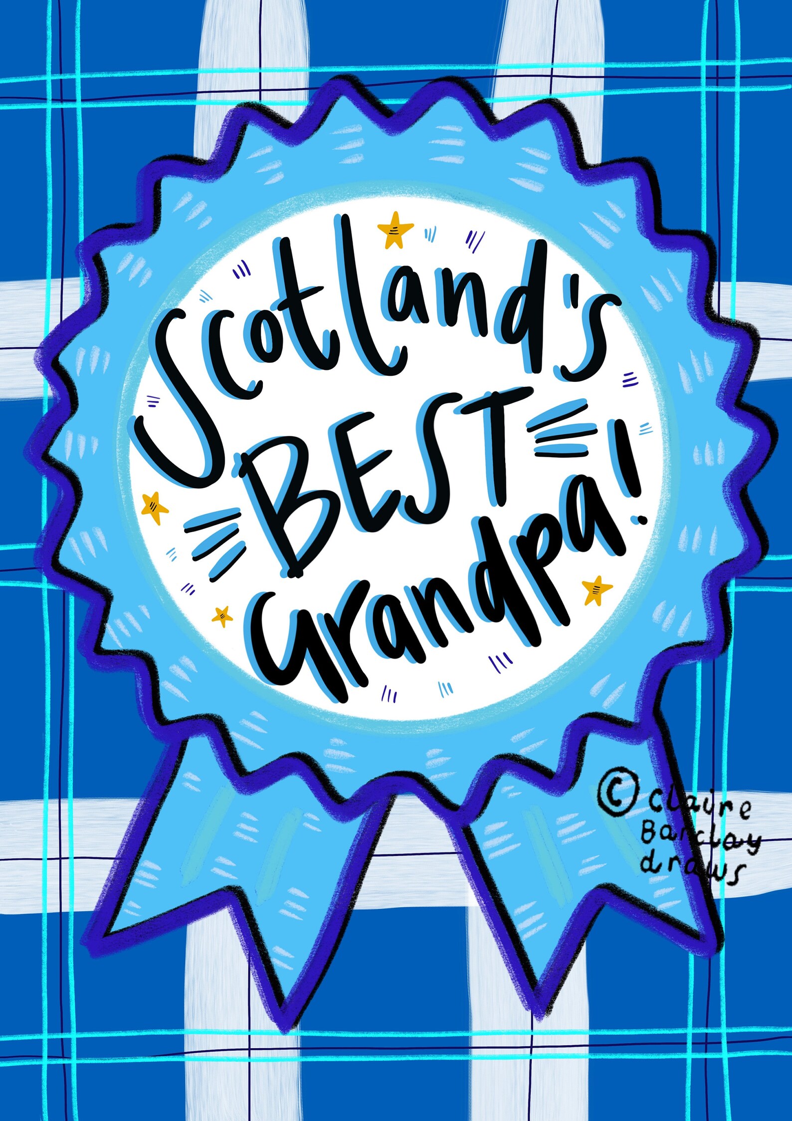 Scotland’s BEST Grandpa! Scottish Father’s Day Card - Etsy