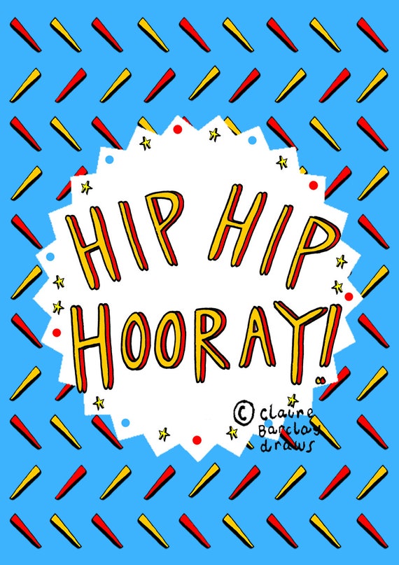 Hip Hip Hooray Clipart