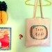 TAPS AFF Tote Bag, Scottish Slang Phrase Illustrated Tote, Tartan ...