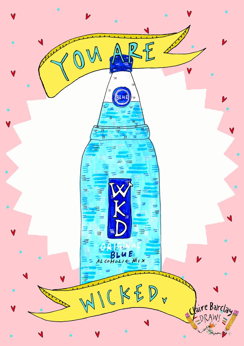 You Are Wicked Greetings Card - Etsy UK