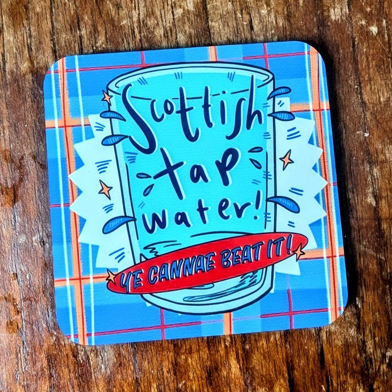 Scottish for Water - Etsy UK