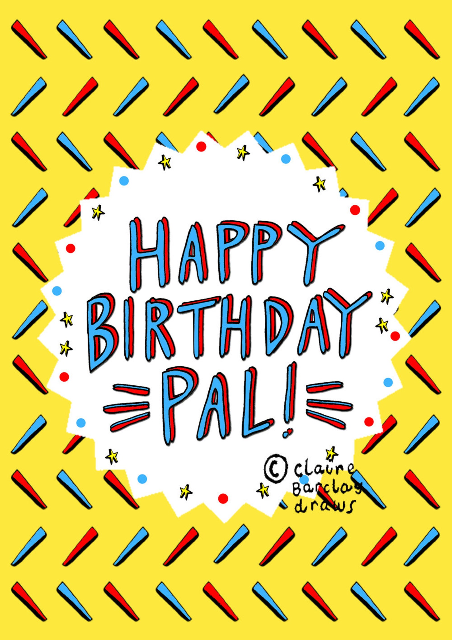 Happy Birthday Pal! Scottish Slang Greetings Card - Etsy UK