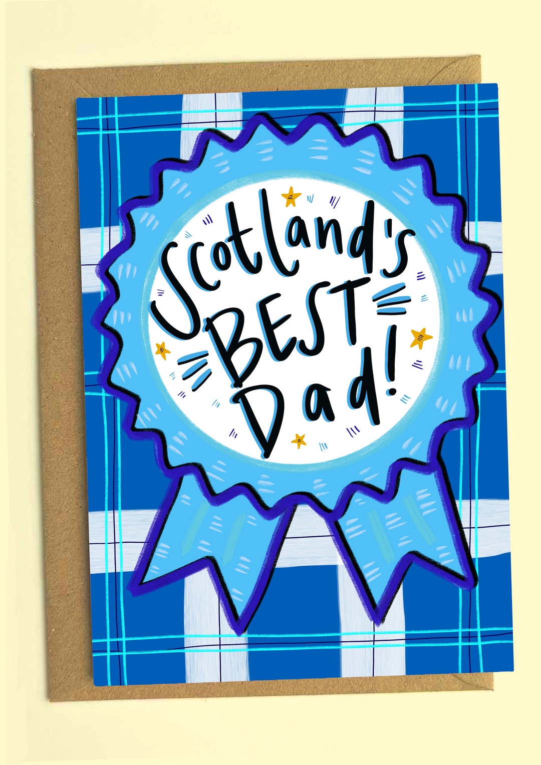 Scotland’s BEST Dad! Scottish Father’s Day Card - Etsy