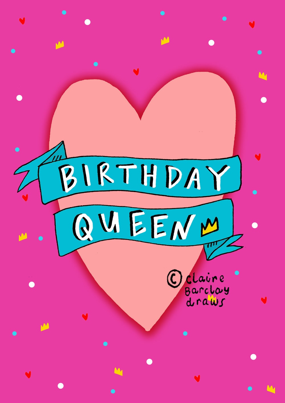 Birthday Queen Greetings Card - Etsy UK