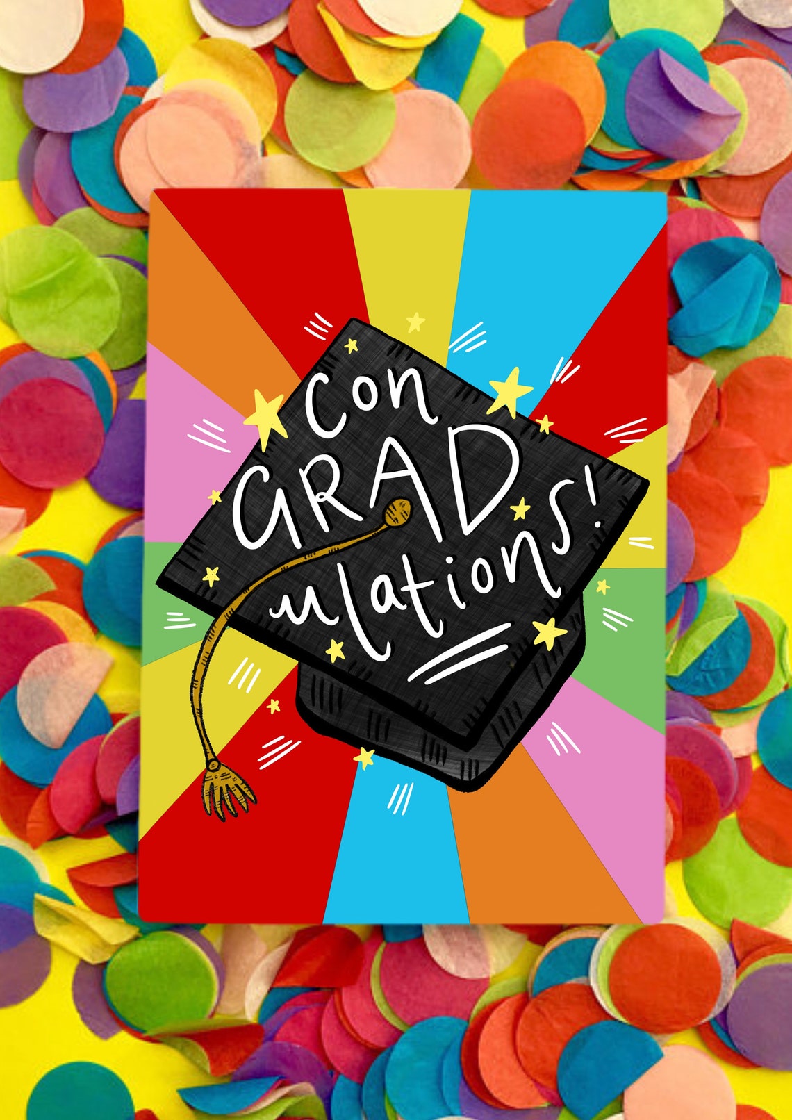 Congradulations! Graduation Congratulations Card - Etsy