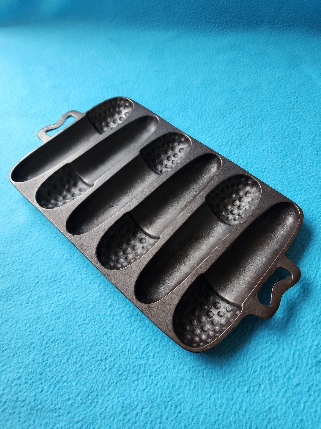 Lodge Cast Iron California Acorn Gem Pan 1930's Cleaned Seasoned - Etsy