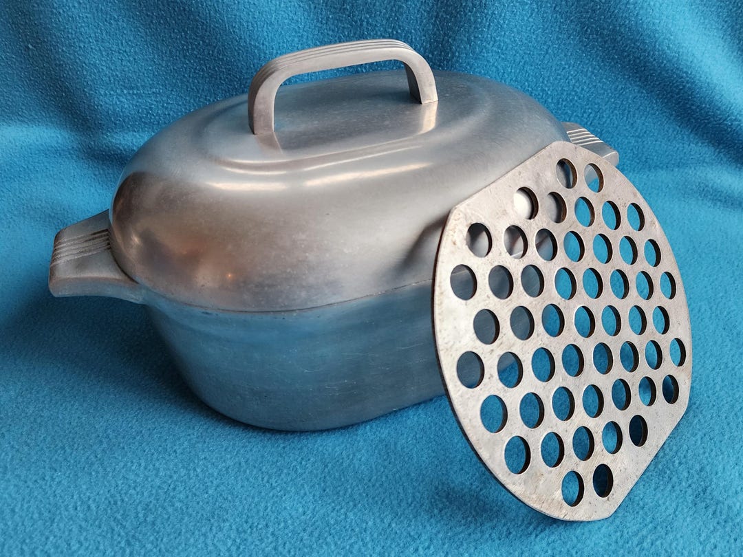 Wagner Ware 4263 Magnalite Roasterette With Lid and Trivet 4.5 Quart - Etsy