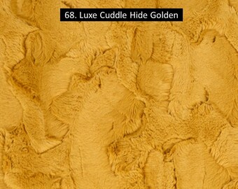 Gold Minky Fabric - Etsy